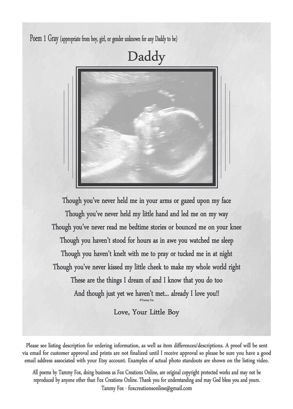 Expectant Father Poems Expecting Dad Poem Etsy Australia