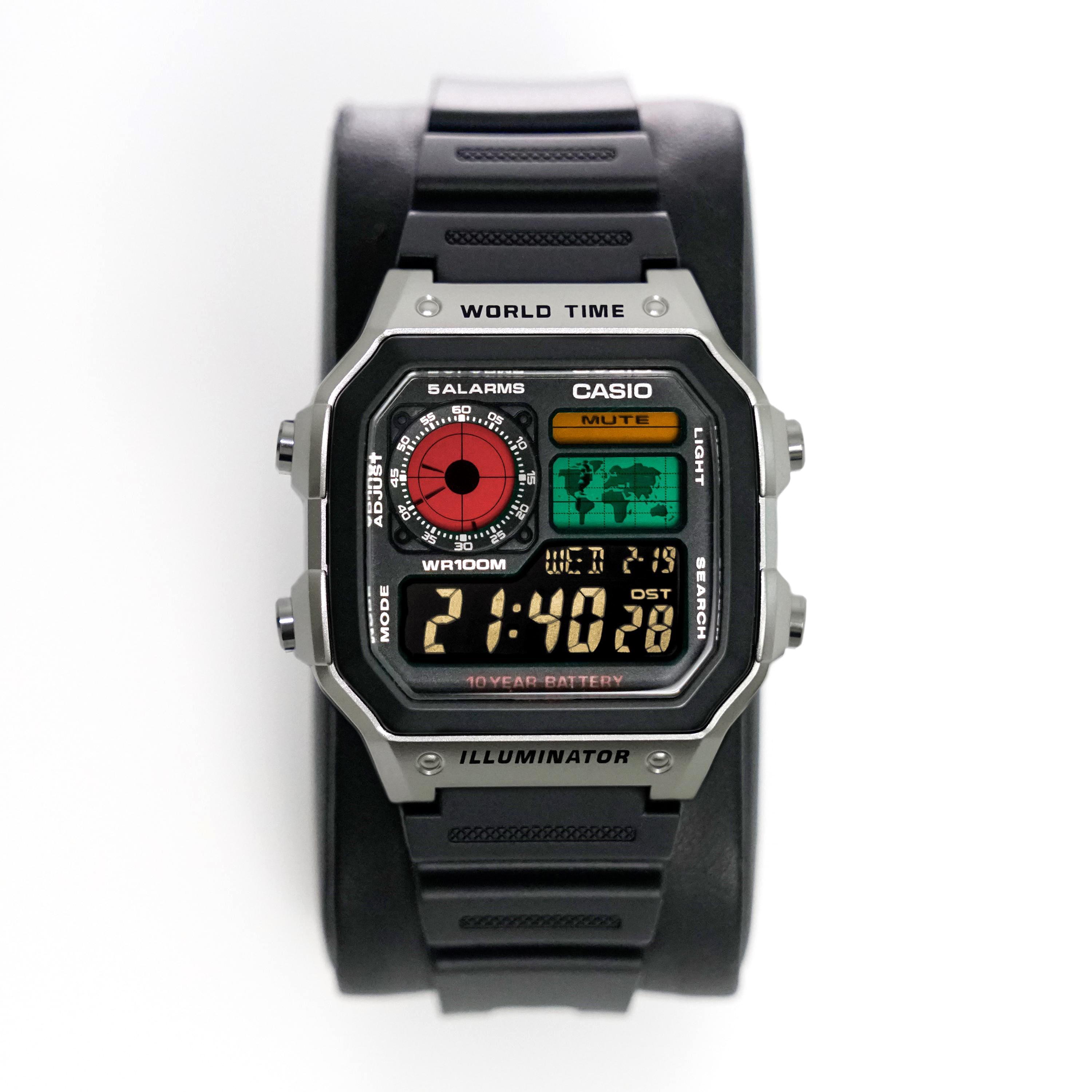 Custom “WARZONE” Modified Watch Based on Casio Royale Ae1200, New in ...