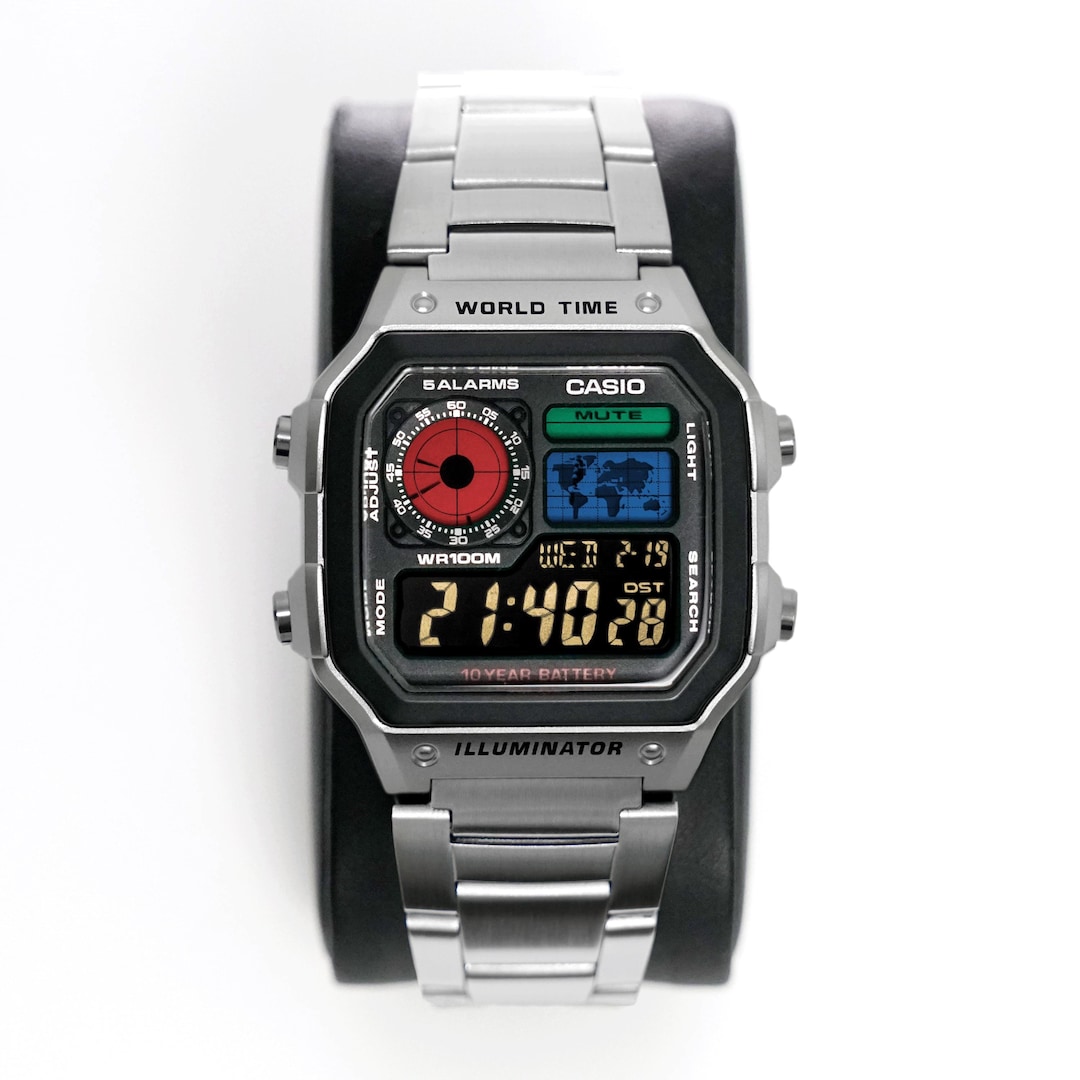 Custom “ORACLE” Modified Watch Based on Casio Ae1200, New in Box ...