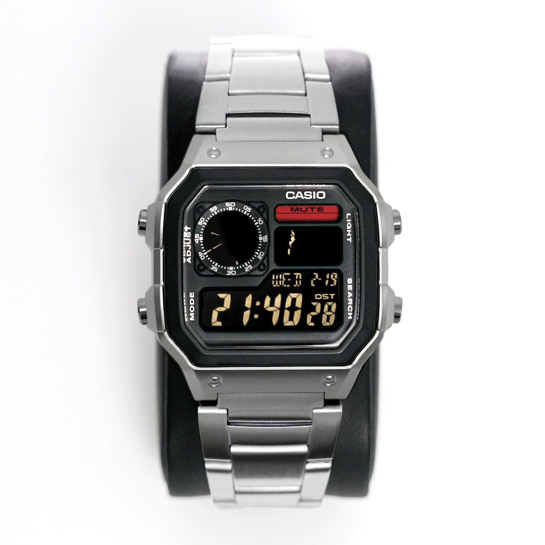 Custom “SPECTRE” Casio Royale Watch, Ae1200, New in Box, Digital ...