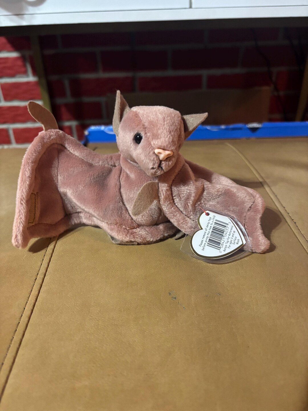 RARE Ty Beanie Baby BATTY the Bat 1996 Retired Original Tag W/errors P ...