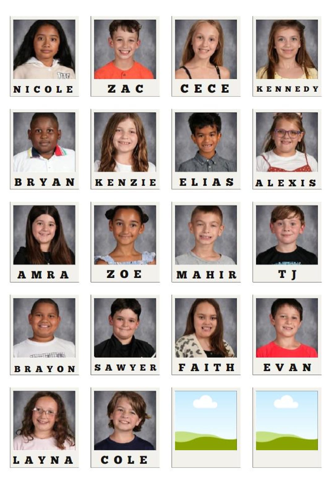 Editable Class Roster - Etsy