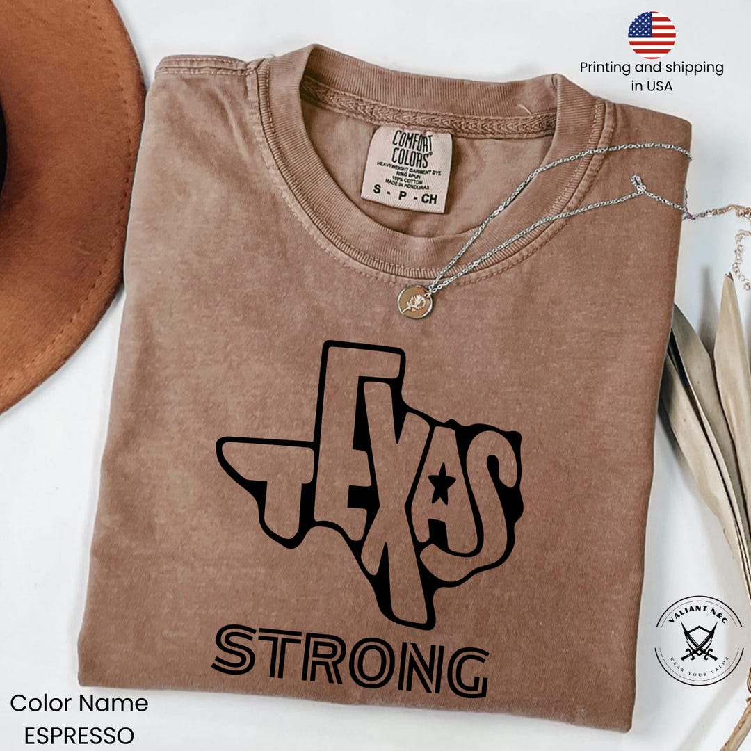 Texas Strong Flood Disaster Relief T-shirt, Hill Country Flooding ...