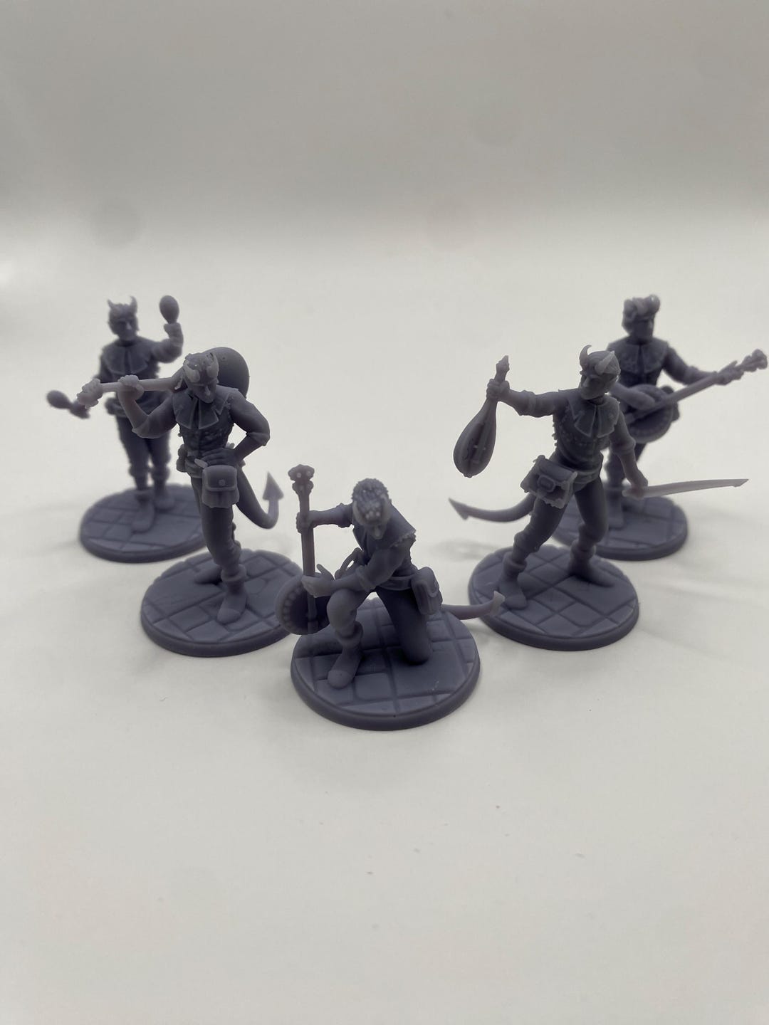 Dnd Mini Set, Tiefling Bards - Etsy