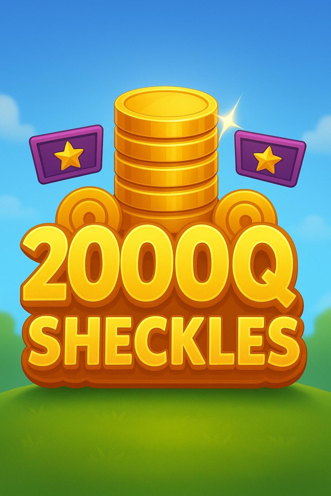 2000 Quadrillion Sheckles - Roblox Grow A Garden - Etsy