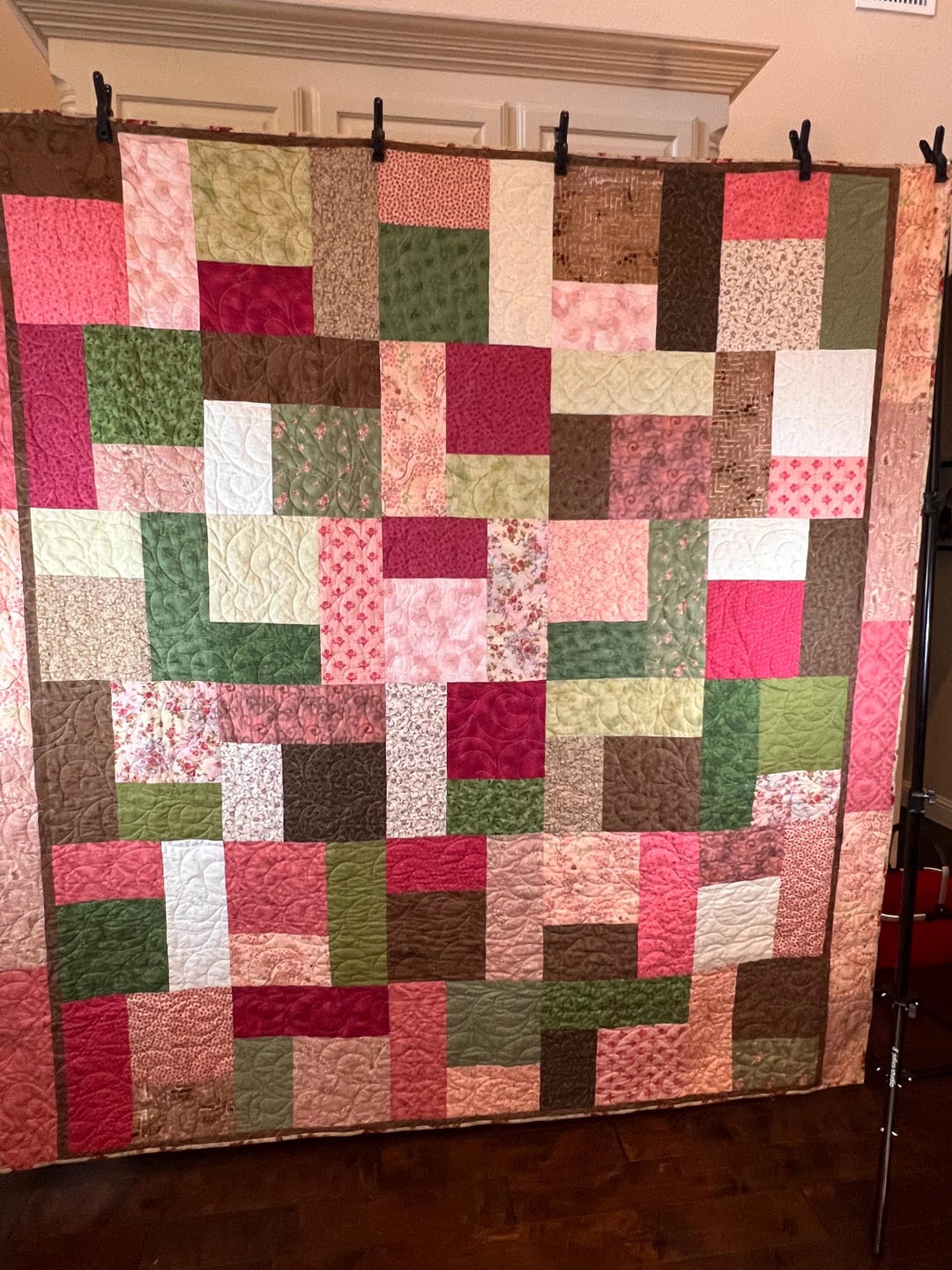 Queen Size Patchwork Quilt - Etsy