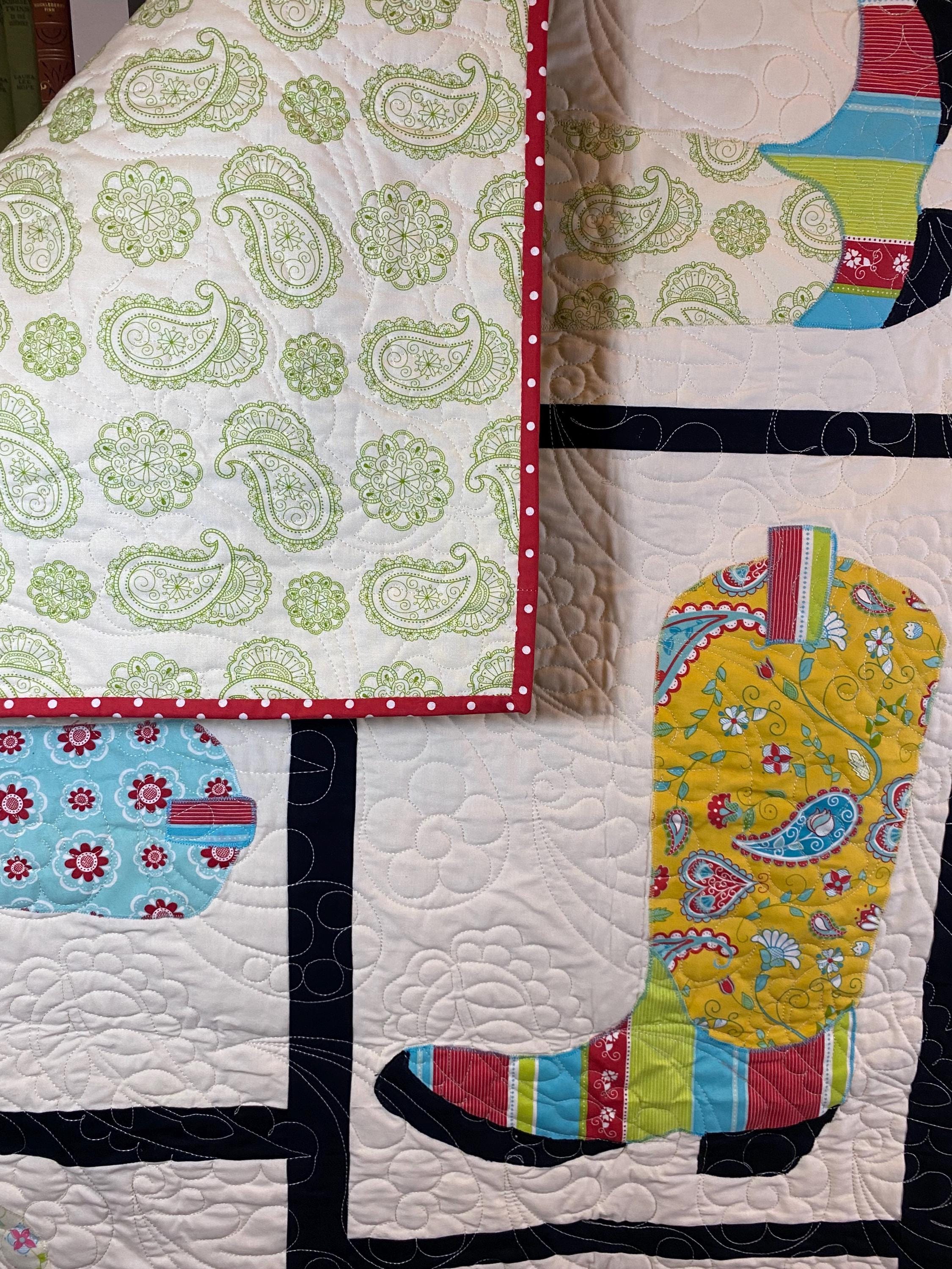 Cowgirl Boots Quilt - Etsy