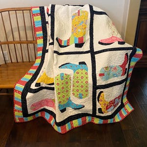 Cowgirl Boots Quilt - Etsy