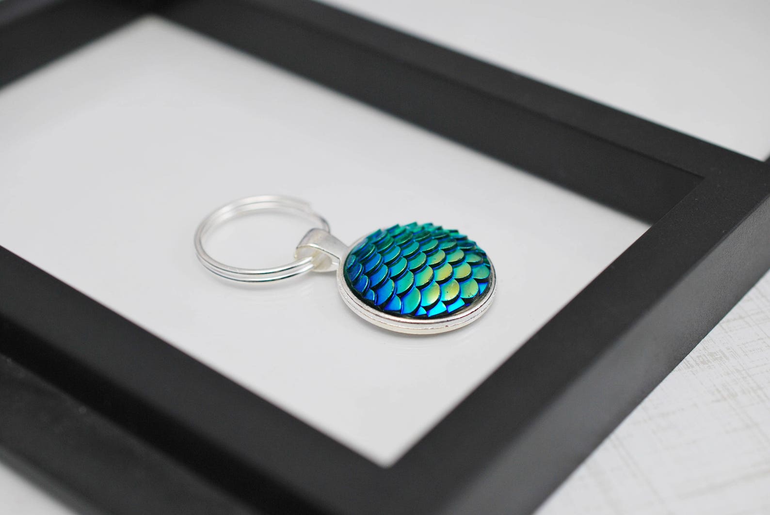 Mermaid Keychain Mermaid Scales Keychain Mermaid Key Chain | Etsy