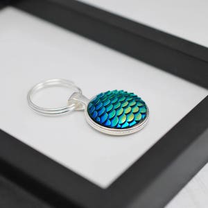 Mermaid Keychain, Mermaid Scales Keychain, Mermaid Key Chain, Mermaid ...