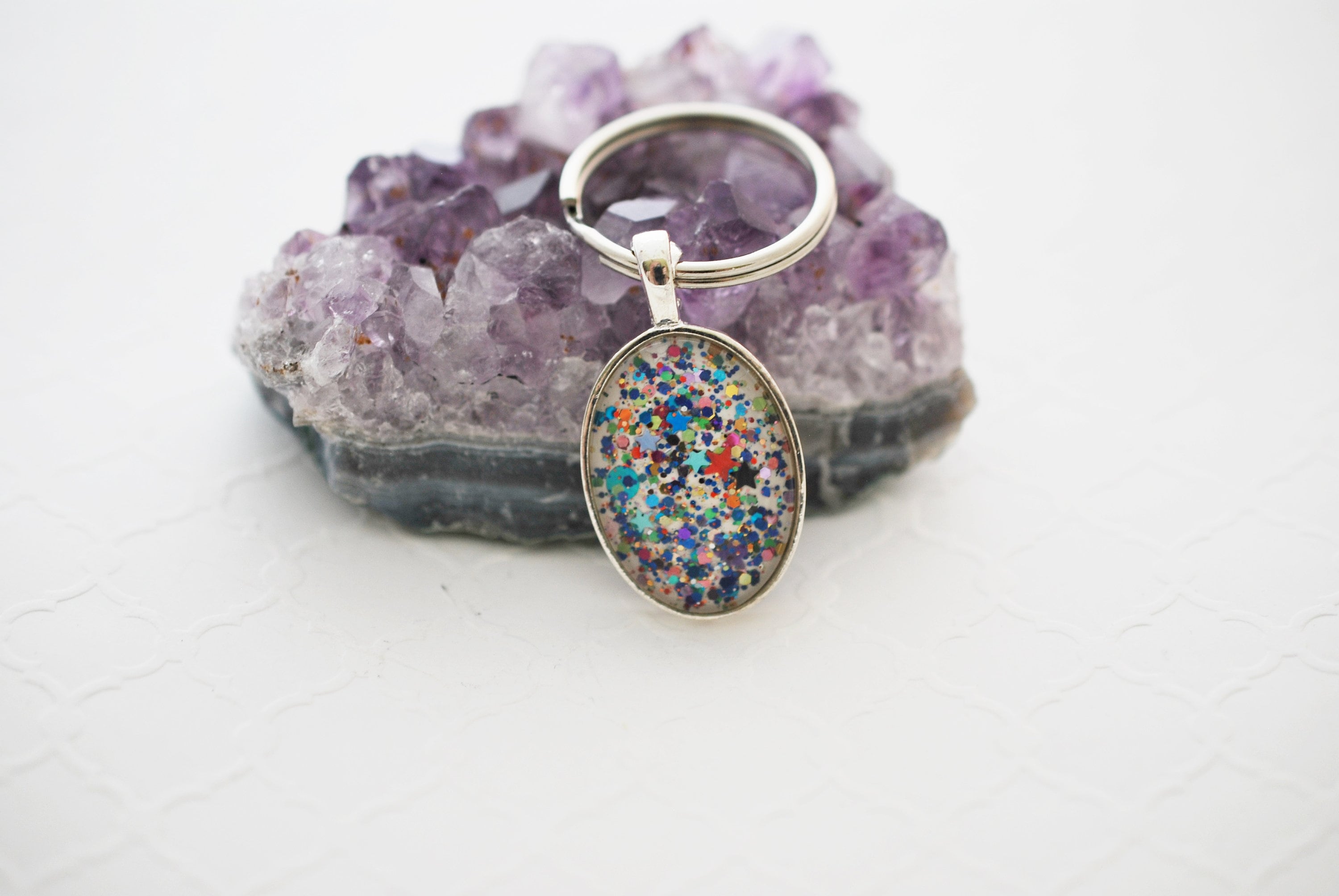 Multicolor Key Ring Multicolor Keychain Multicolor Key Fob - Etsy UK