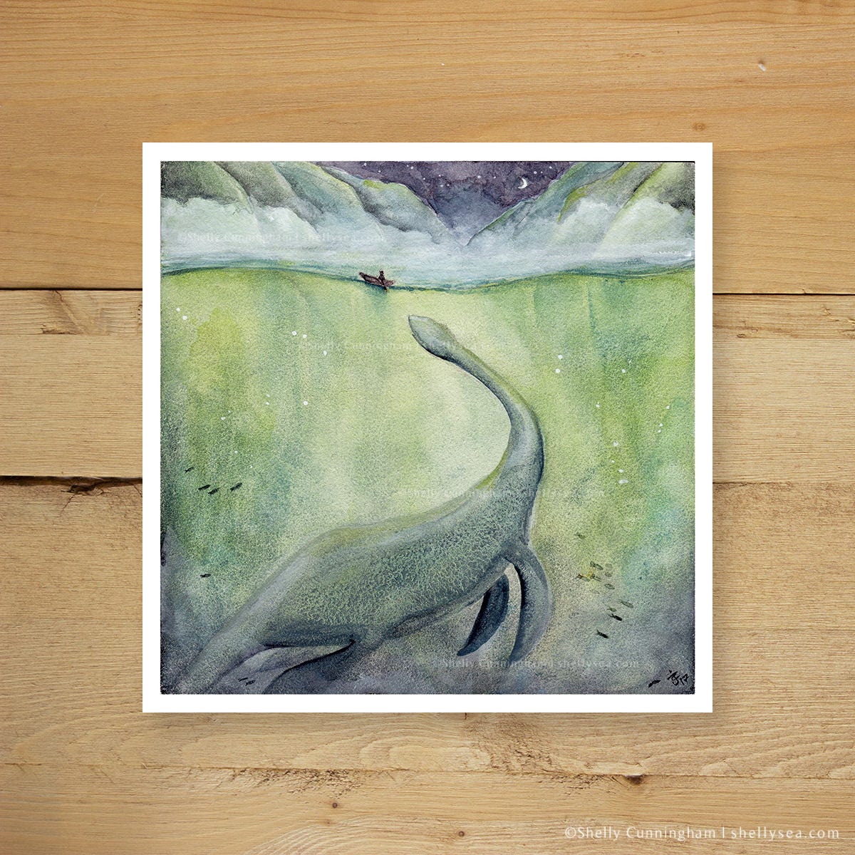 Sea Monster Painting