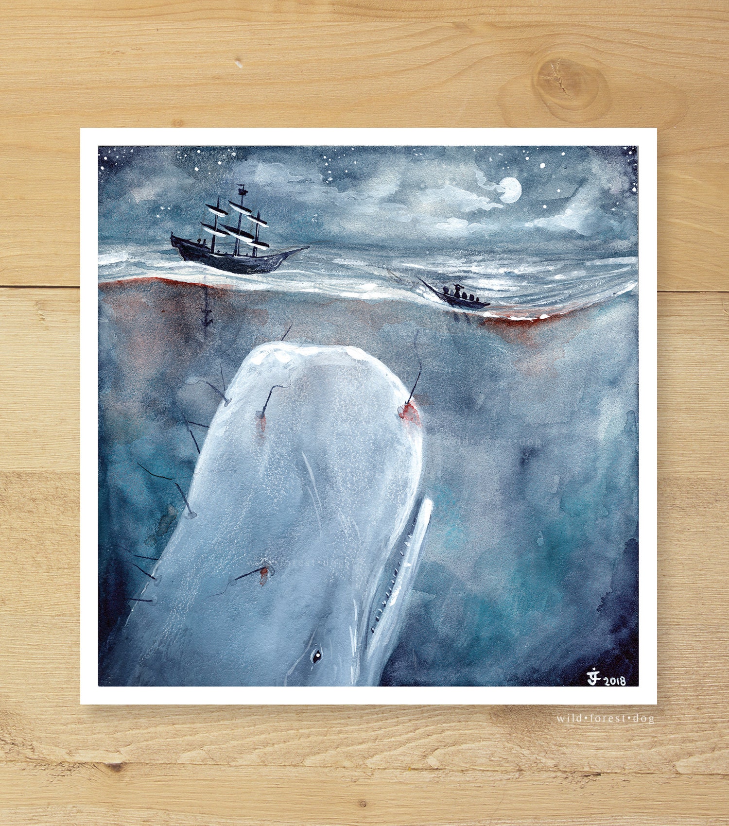 Moby Dick Painting