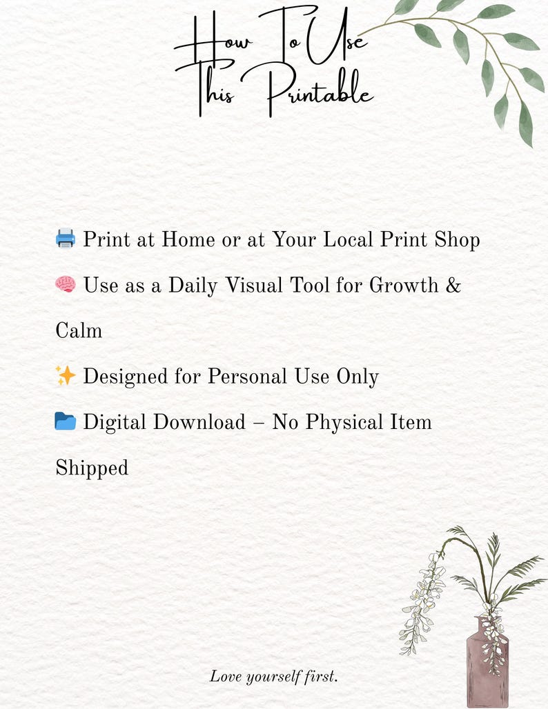 My Nervous System Ladder Printable | Polyvagal Theory Visual Guide ...