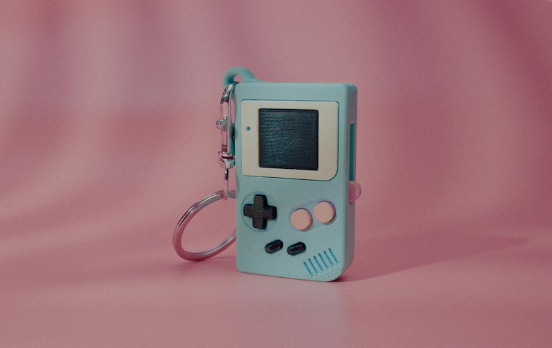 Mini Gameboy Keychain – Retro Fidget Toy for Gamers & Collectors - Etsy