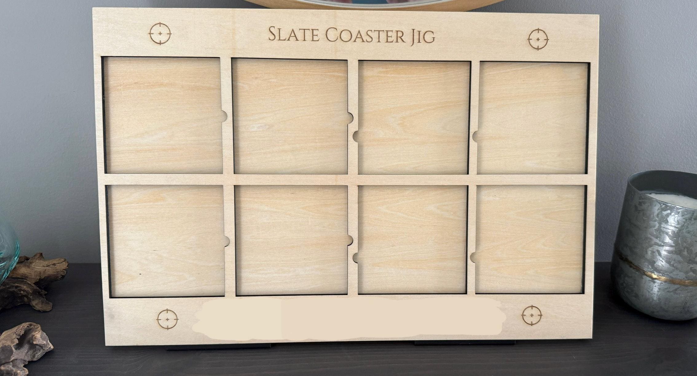 Xtool S1 4" Square Slate Coaster Jig - Digital Download - Etsy