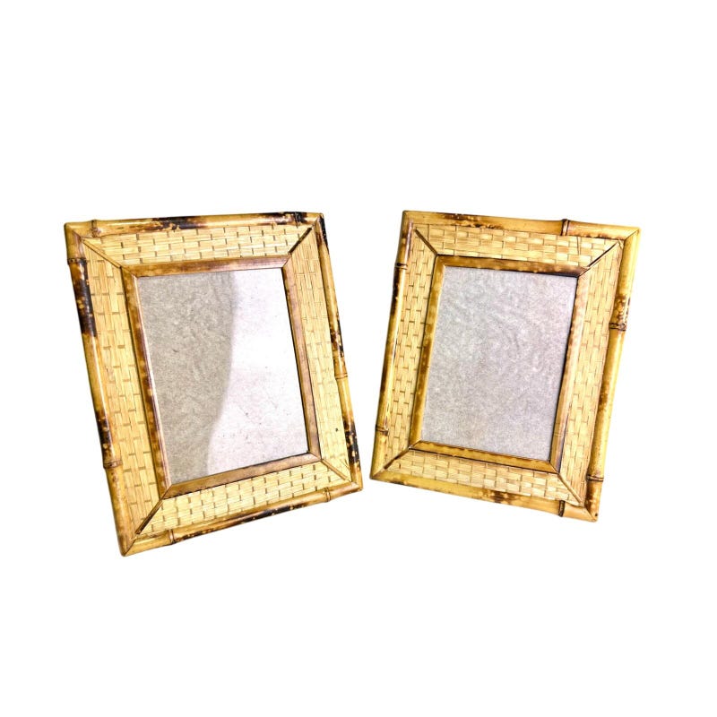 Bamboo Picture Frames - Etsy