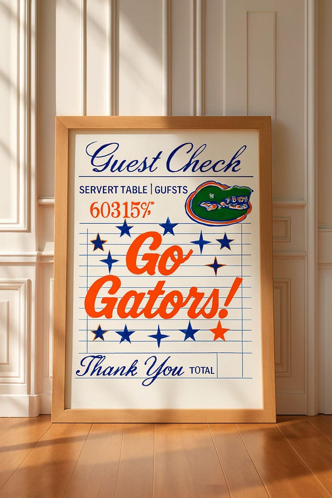 Go Gators Digital Download Poster | University of Florida Dorm Room ...