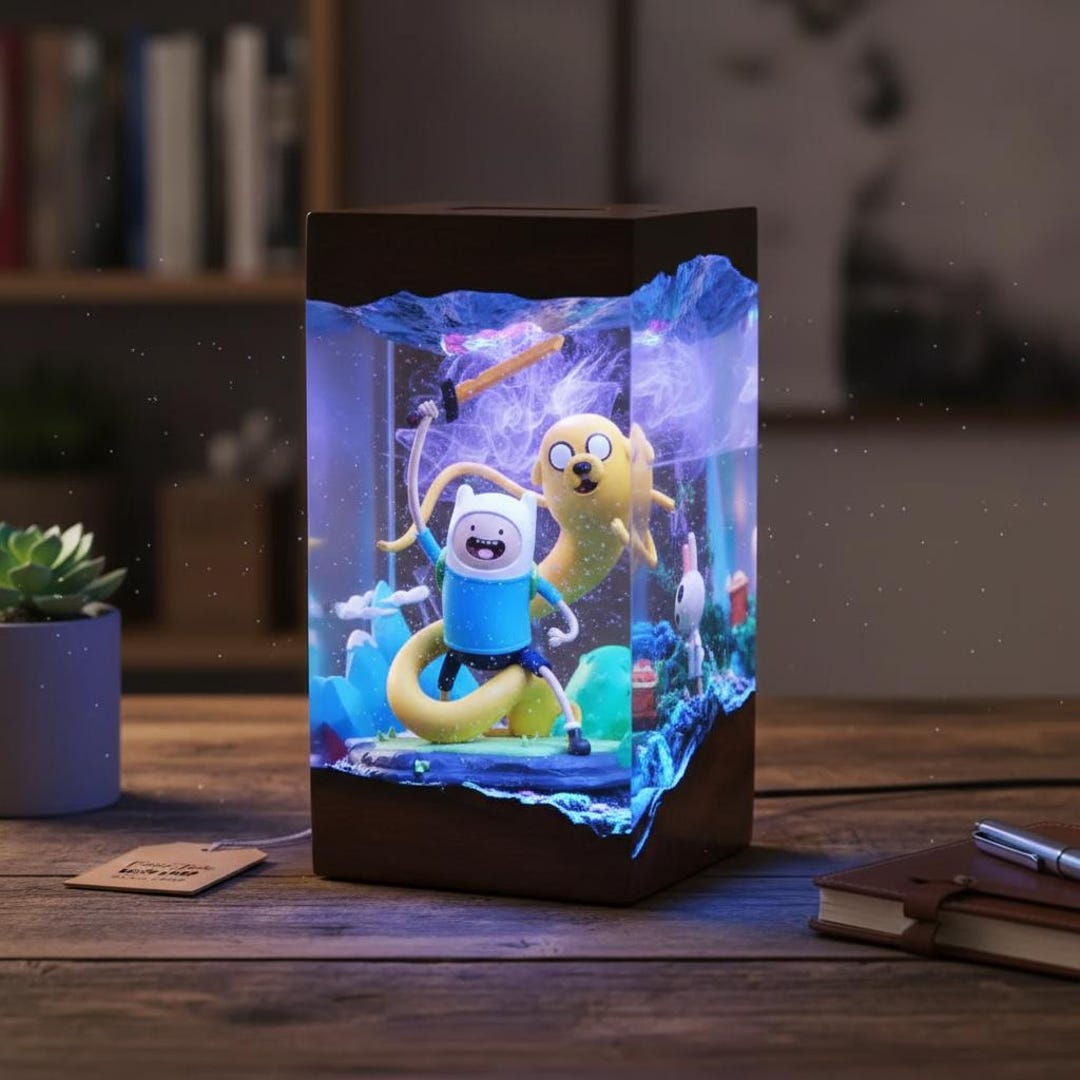 Adventure Time Finn and Jake Resin Diorama Display | Cartoon Network ...