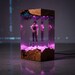 Invisigal Stealth Fantasy Resin Lamp – Mystic LED Light Sculpture ...