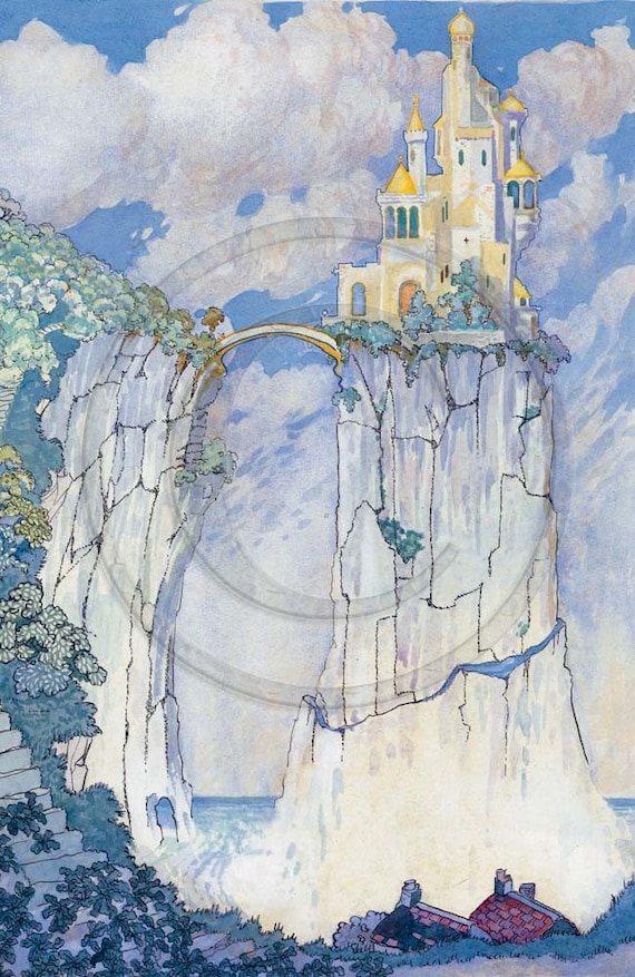 Fairy Tale Castle Drawing