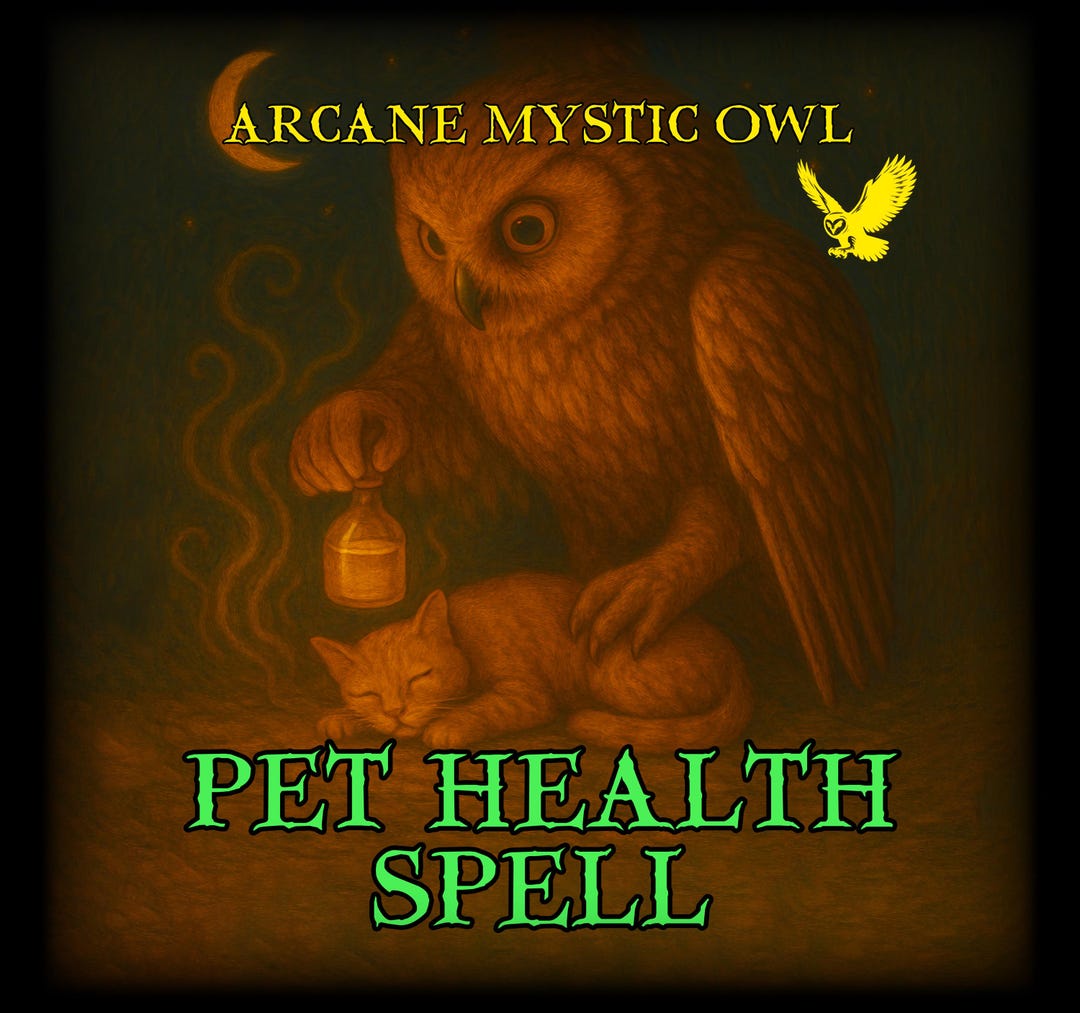 Pet Health Spell – Energy for Your Animal- Support for Pets - Etsy