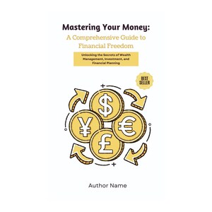 Finance Book Cover Canva Templates | Editable Ebook Cover for Money ...