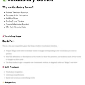 40+1 Fun ESL/EFL Games | Print & Go PDF for English Teachers - Etsy