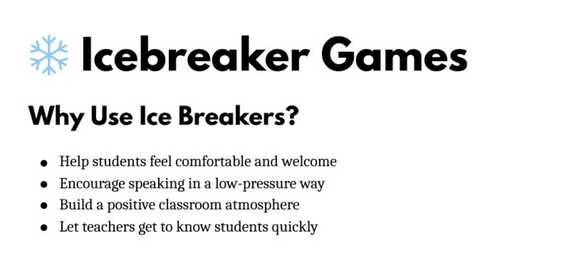 40+1 Fun ESL/EFL Games | Print & Go PDF for English Teachers - Etsy