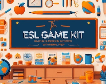 40+1 Fun ESL/EFL Games | Print & Go PDF for English Teachers - Etsy