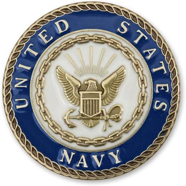 Navy Pin - Etsy