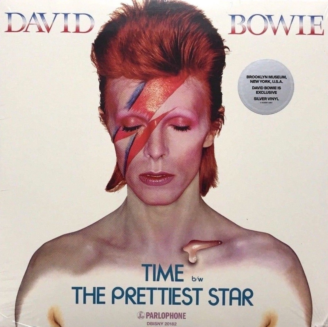 DAVID BOWIE Time / Prettiest Star 7 Inch Vinyl Record Colored Vinyl ...
