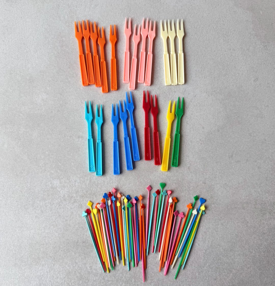 Vintage Fun Haus Retro Party Cocktail Picks - Etsy