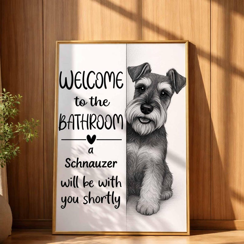 Funny Schnauzer Signs - Etsy