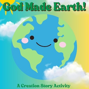 Creation Story Activities for Preschool and Homeschool, Earth Day ...