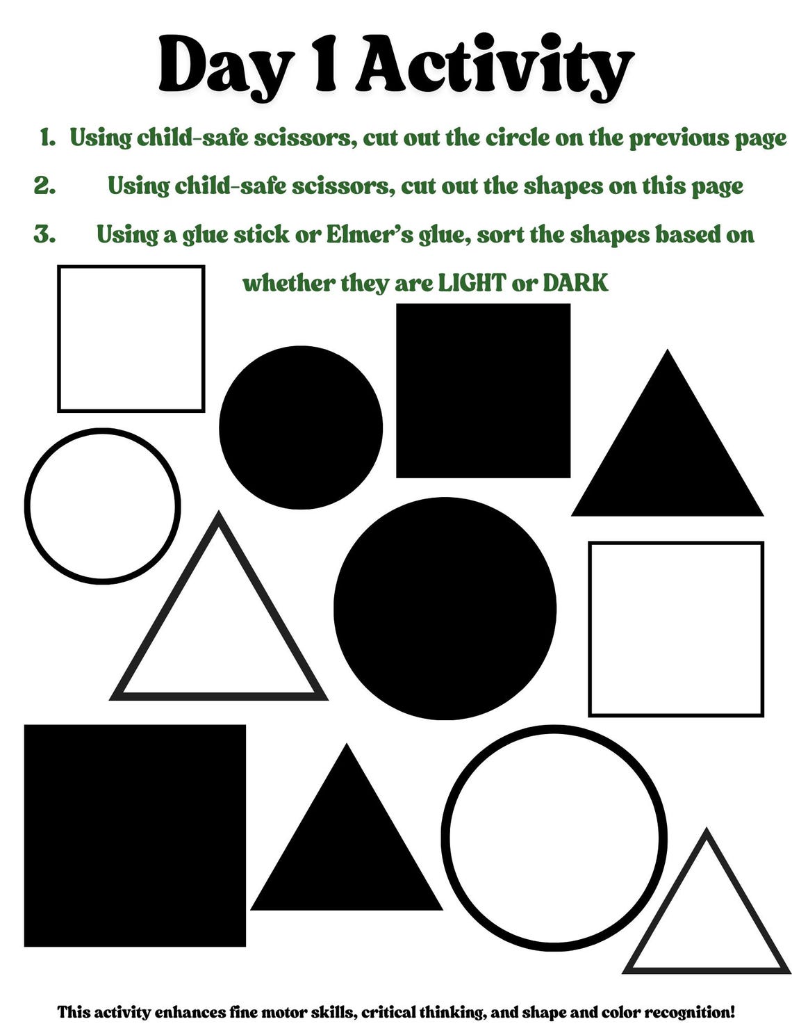 Creation Story Activities for Preschool and Homeschool, Earth Day ...