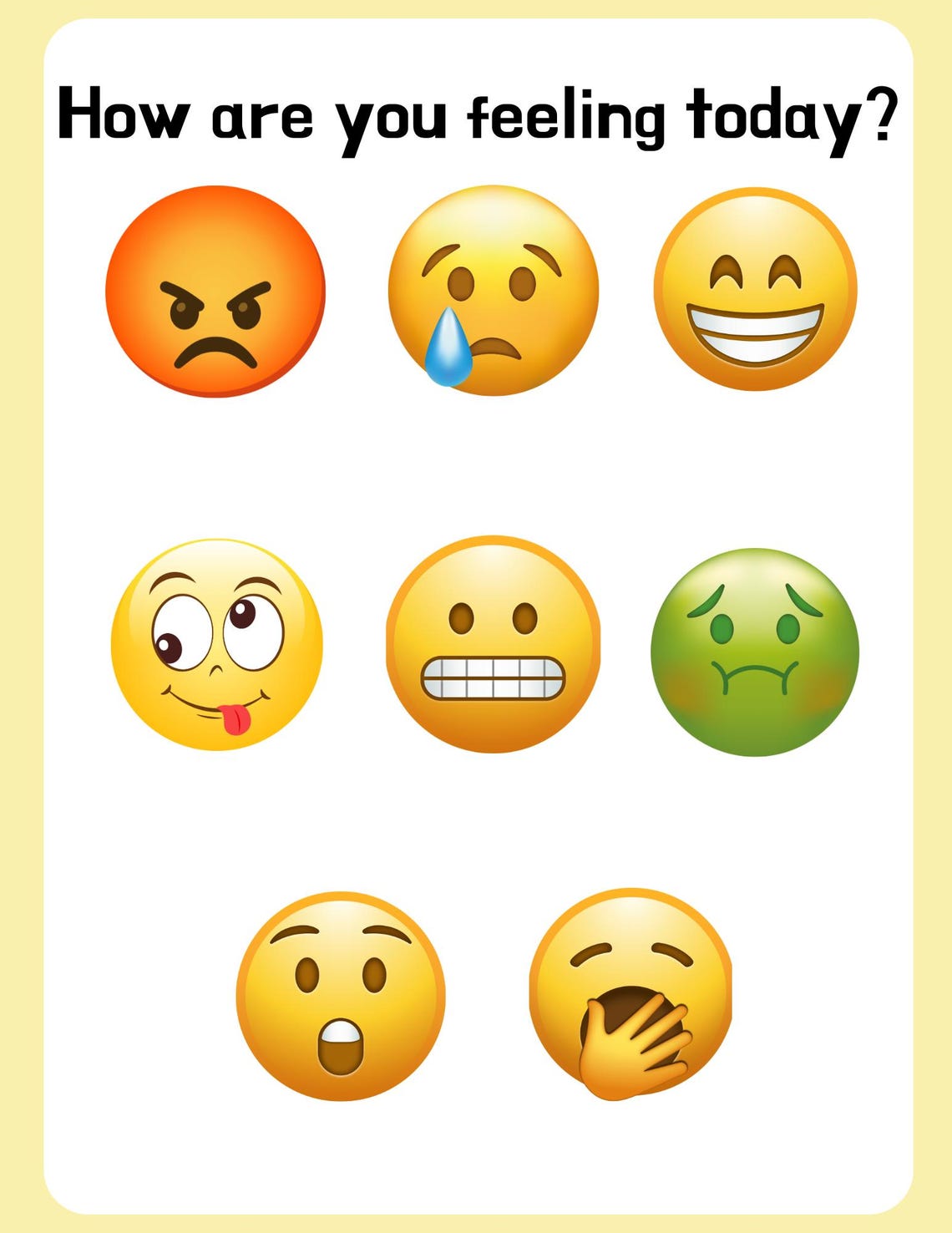 Preschool Emotions Posters and Activities, Ages 2-5, Emotions and ...