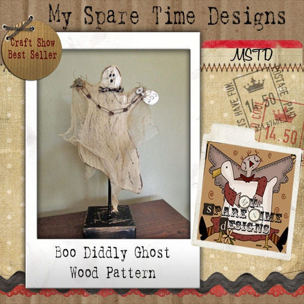Primitive Ghost Pattern - Etsy
