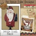 Santa Farmhouse Santa Primitive Wood Pattern Primitive - Etsy