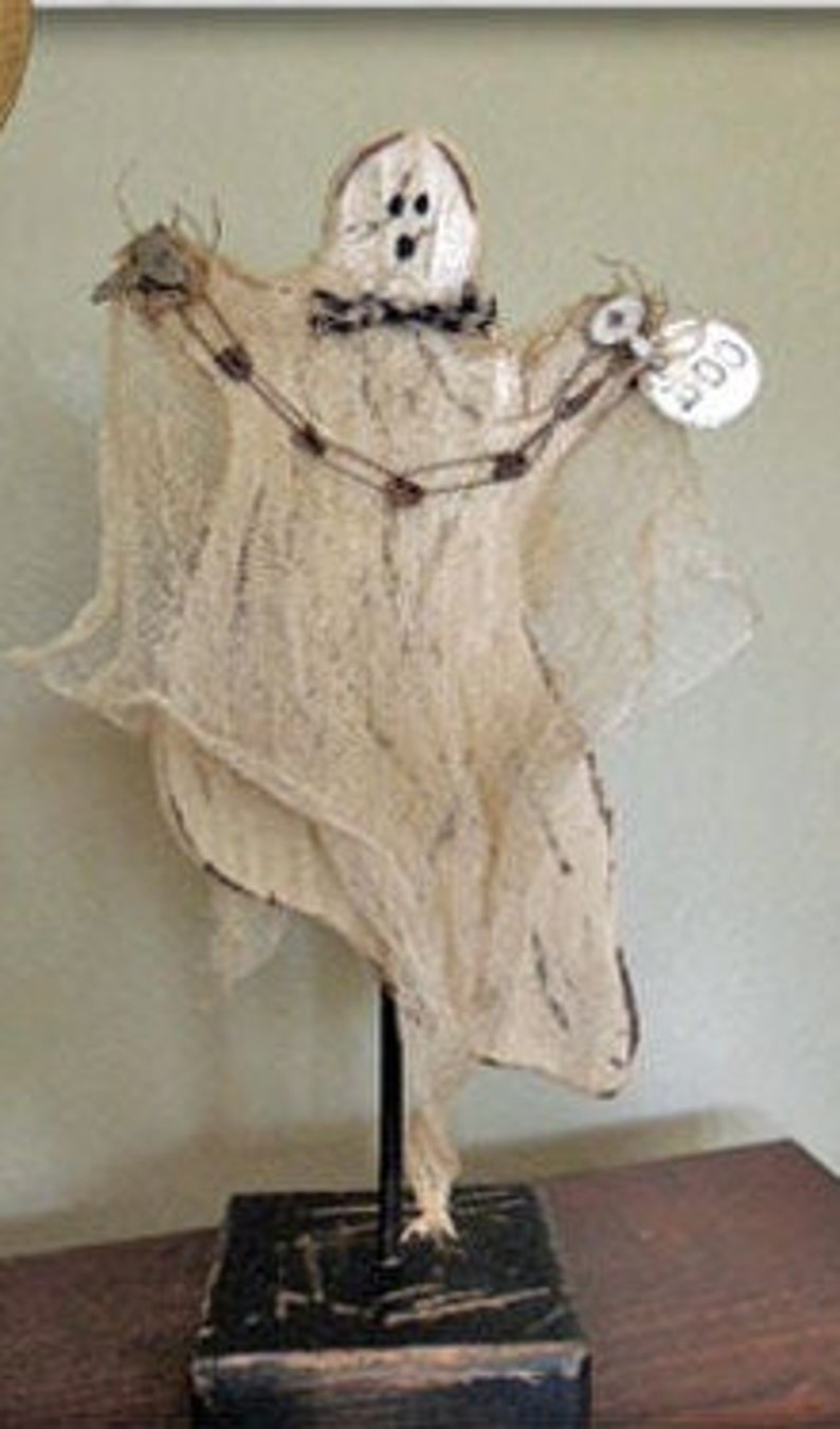 Primitive Rustic Wooden Ghost Shelf Sitter E Pattern - Etsy