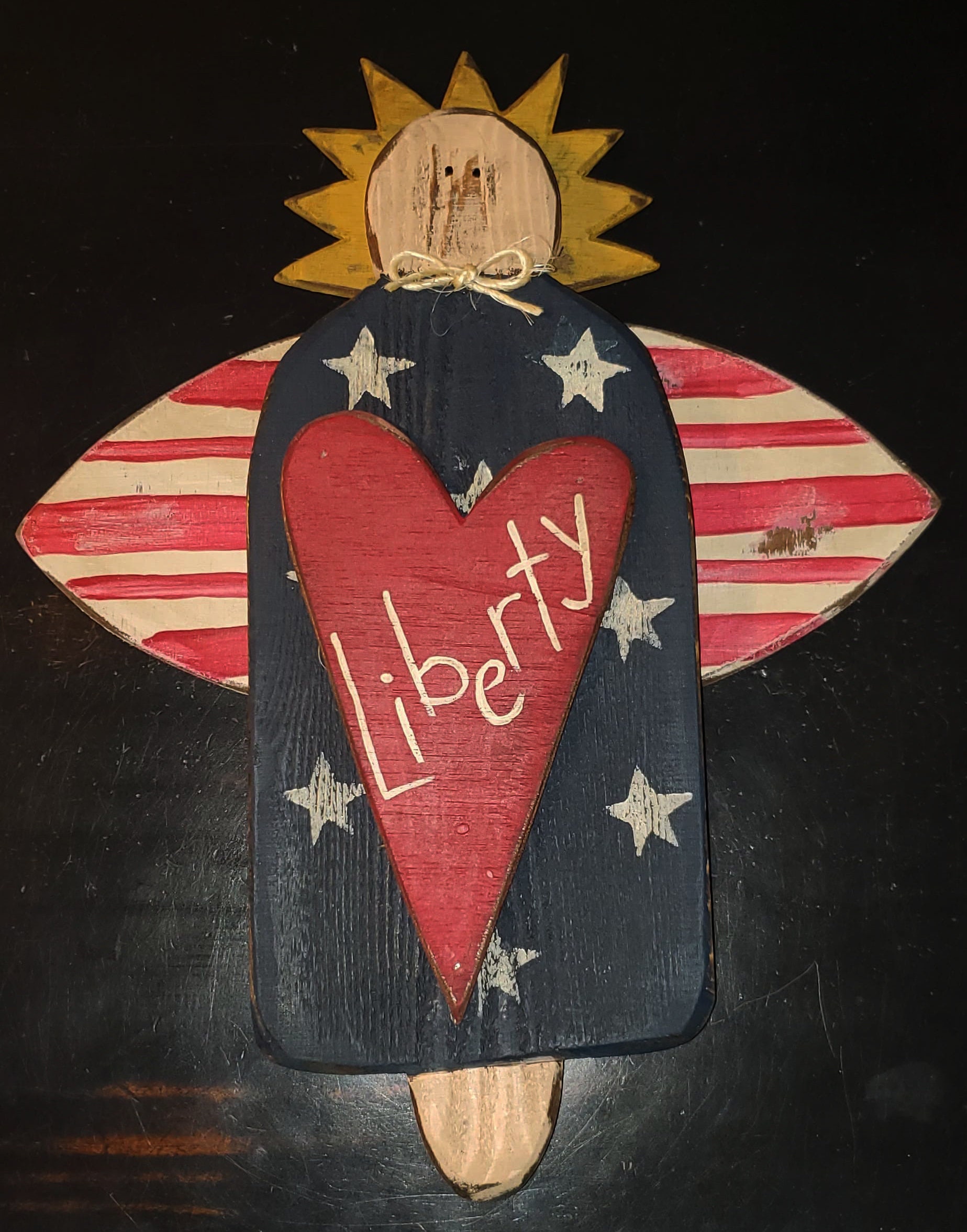 Wooden Lady Liberty Patriotic Americana E-pattern - Etsy