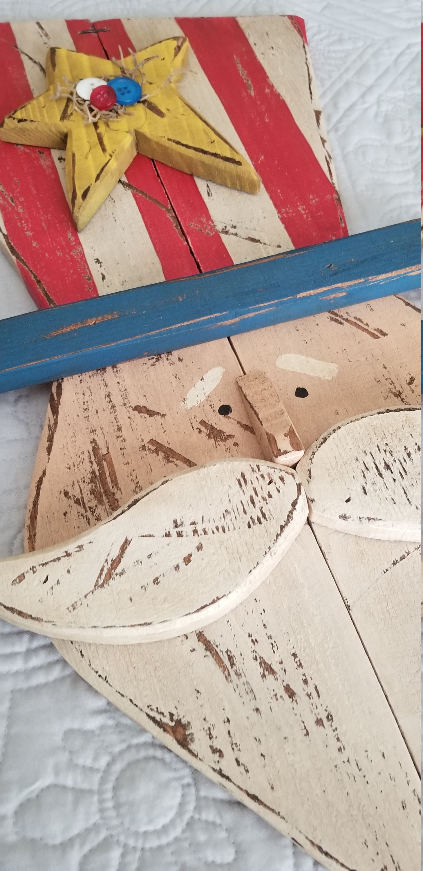 Patriotic Americana Uncle Sam Wooden Porch Decor E-pattern - Etsy