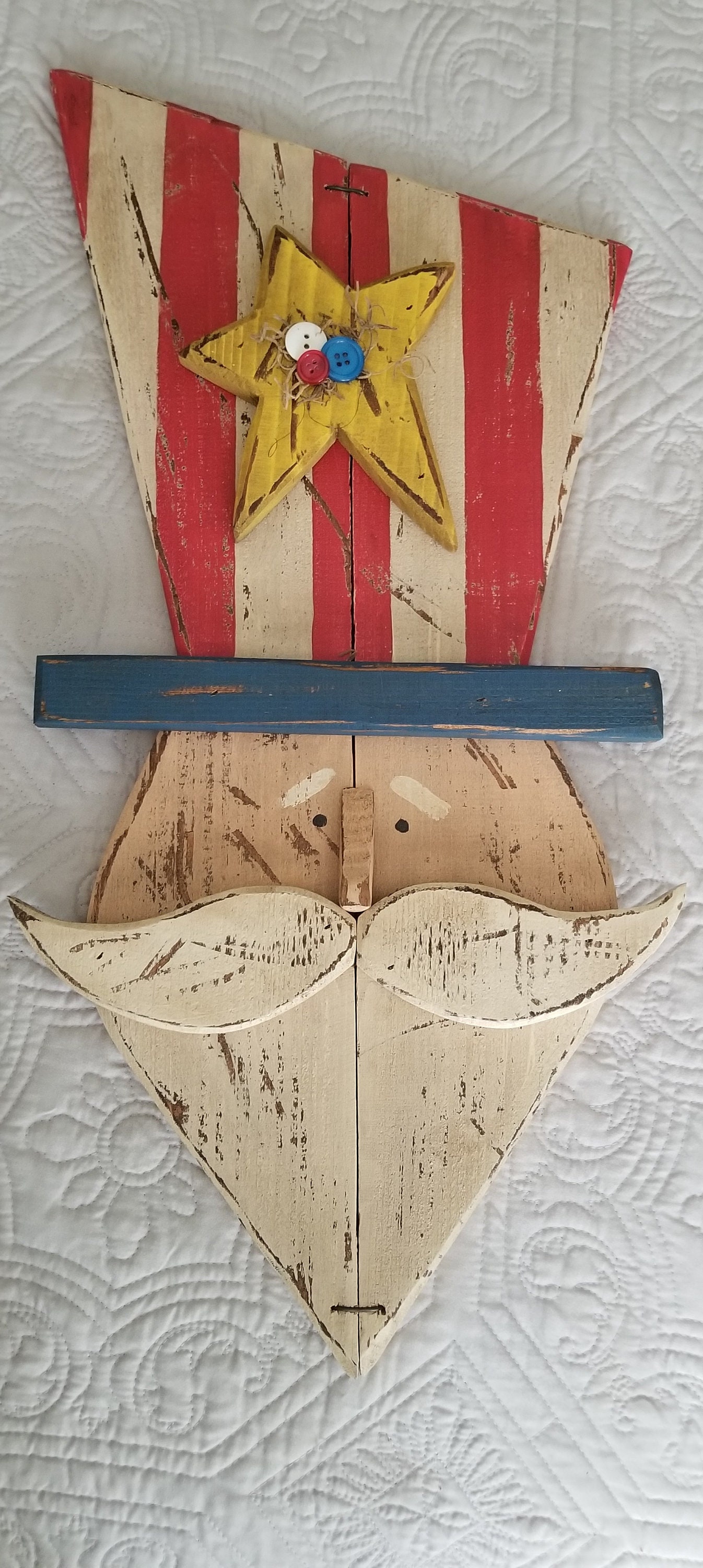 Patriotic Americana Uncle Sam Wooden Porch Decor E-pattern - Etsy