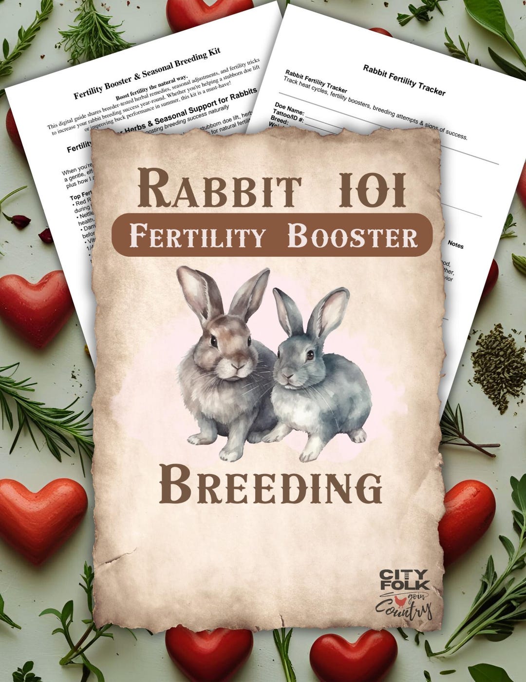 Rabbit Fertility Booster Kit: Herbal Remedies, Breeding Guide (PDF ...
