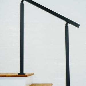 Modern Square Rail Post | Single Handrail Post With Adjustable Top ...