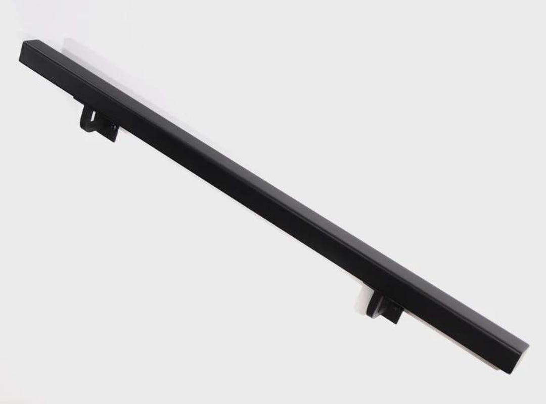 Black Metal Handrail, Square Handrail Bracket, Stair Handrail, Wall ...