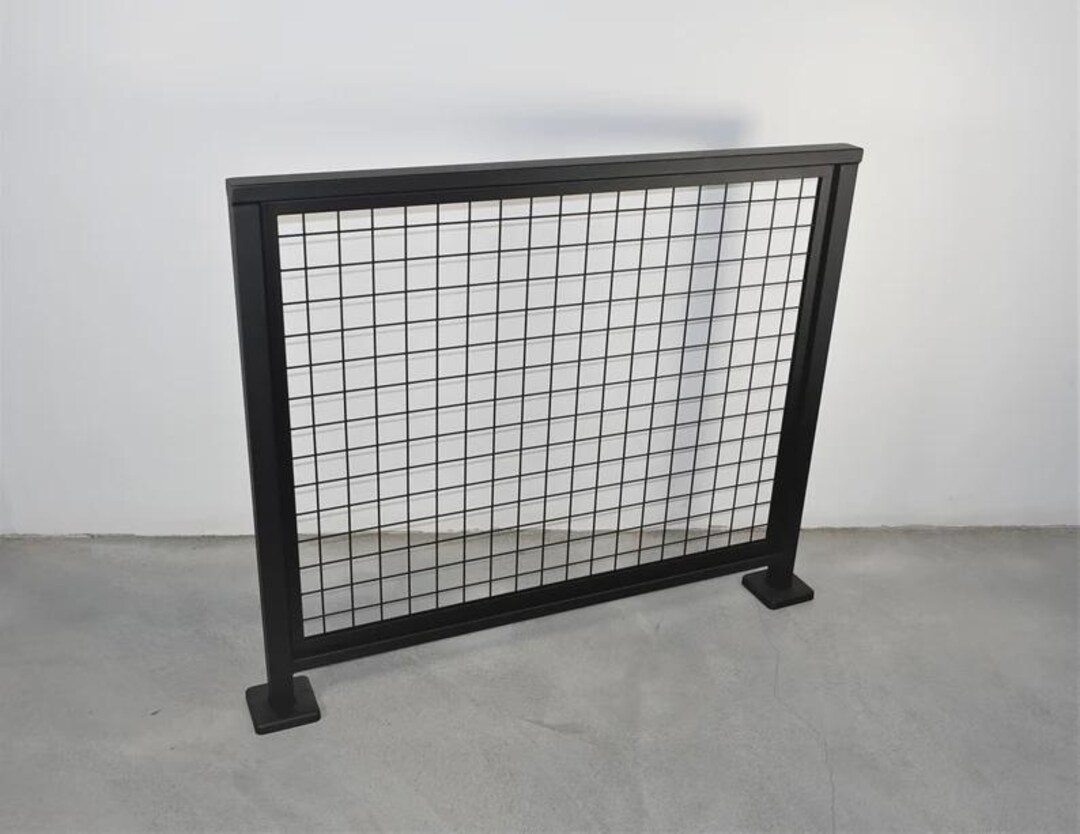Custom Metal Mesh Guardrail – Steel Tubing, Powder Coated, Easy ...