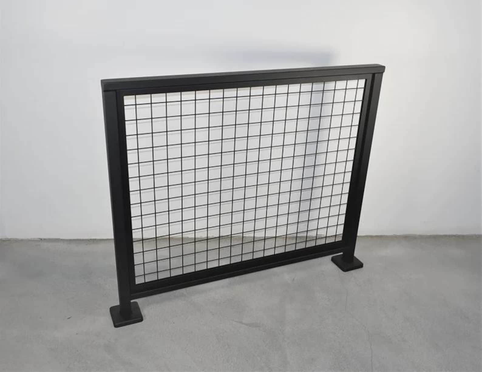 Custom Metal Mesh Guardrail – Steel Tubing, Powder Coated, Easy ...