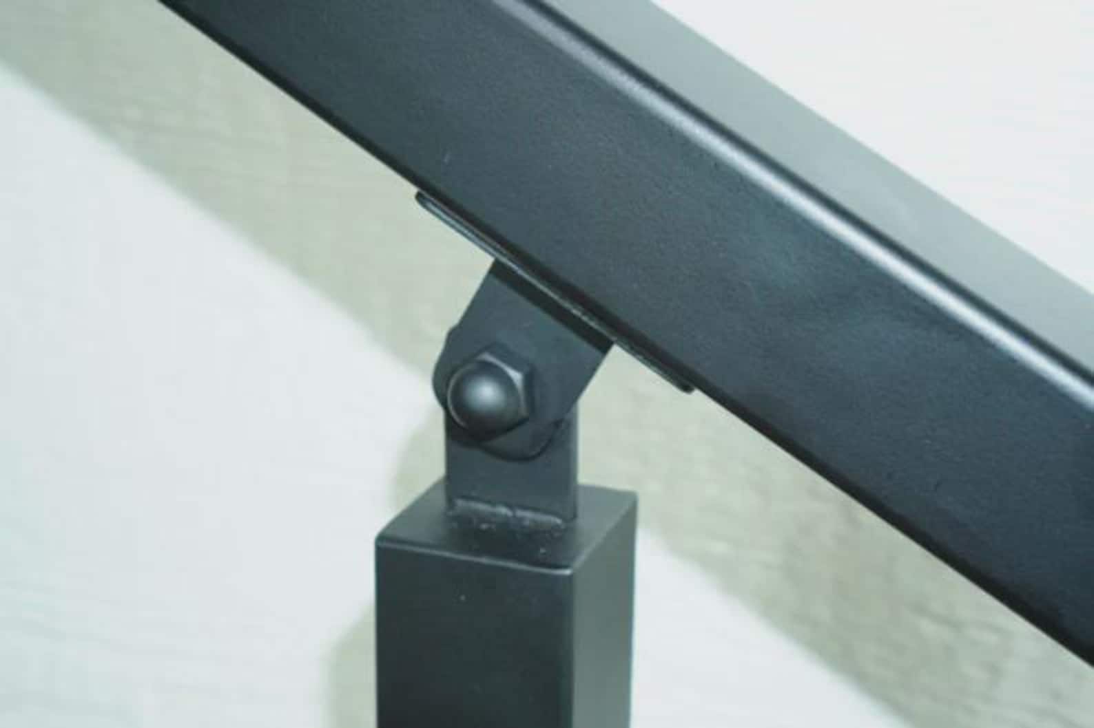 Modern Square Rail Post | Single Handrail Post With Adjustable Top ...