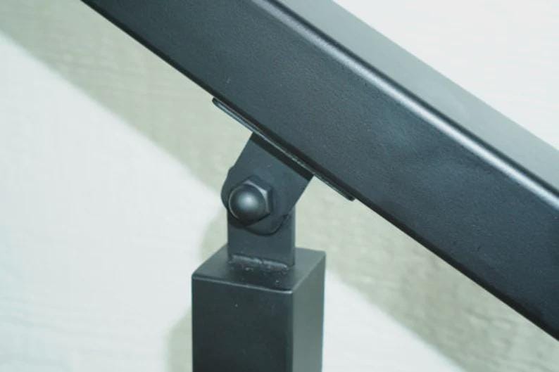Modern Square Rail Post | Single Handrail Post With Adjustable Top ...